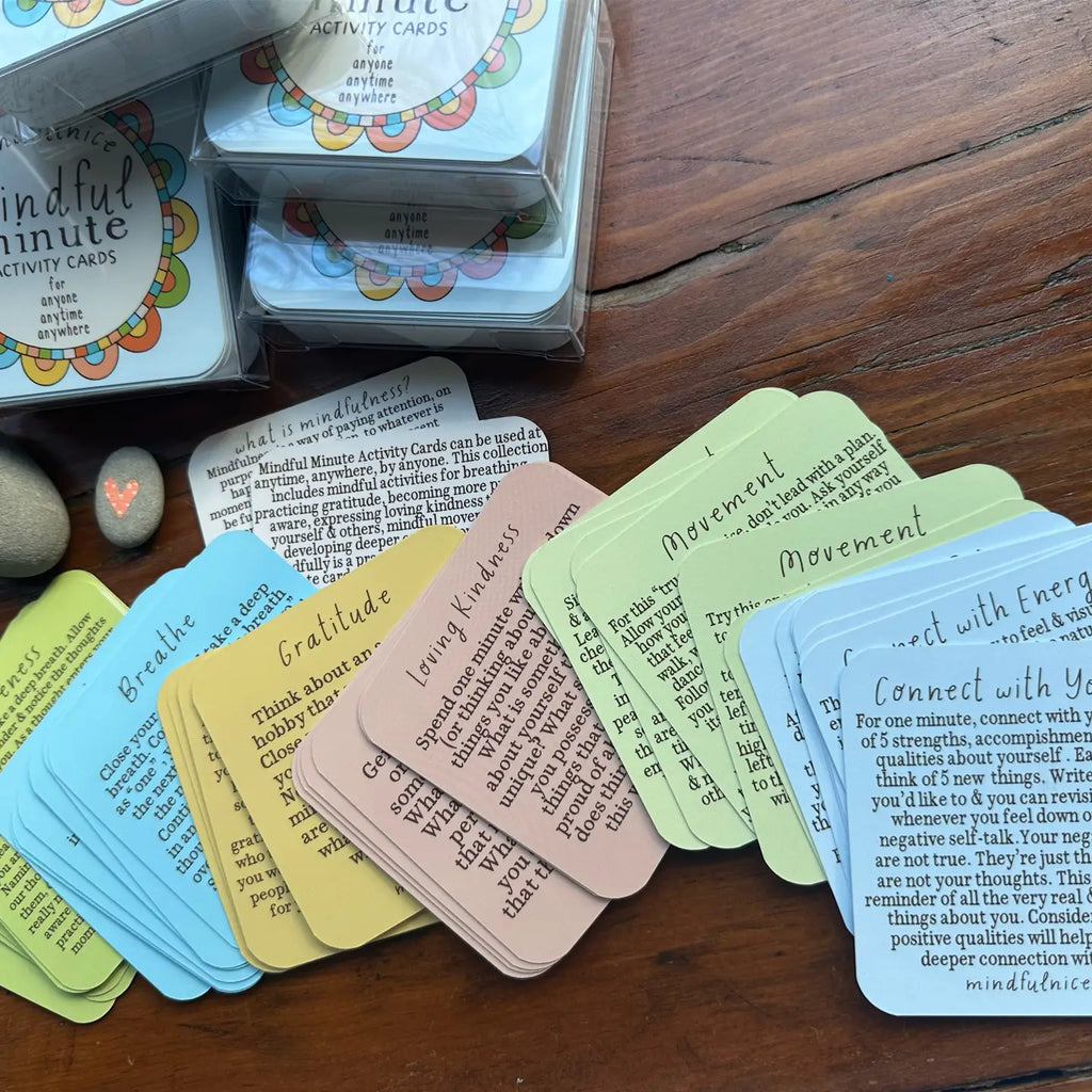 Mindful Minute Activity Cards – Tech Wellness