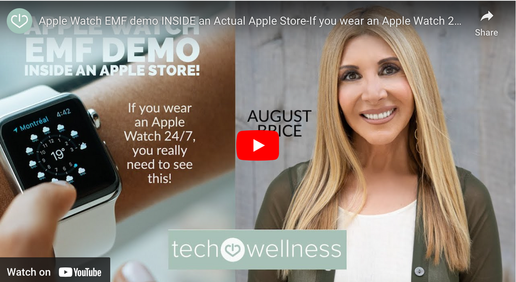 Video: Apple Watch EMF demo INSIDE an Actual Apple Store-If you wear a ...