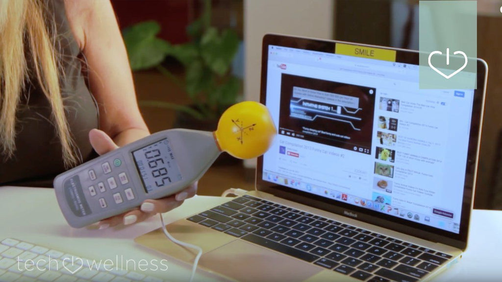 Video: EMF + RF Radiation Detection - Laptop WiFi vs. Hard Wire – Tech ...