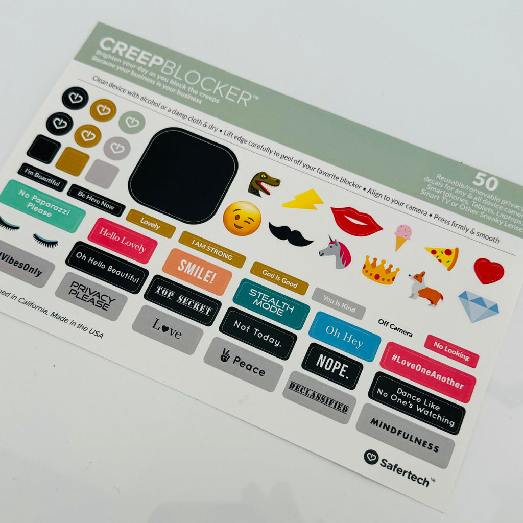 Our Best Privacy Camera Cover. Creep Blockers 50 Re-usable Laptop ...